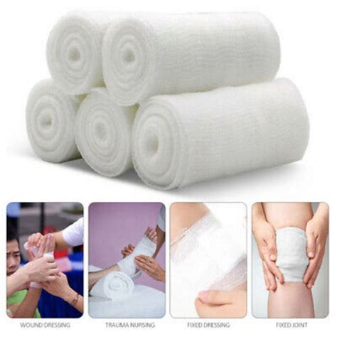 Disposable Gauze Bandage Roll Breathable Medical Bandage Wrap Wound 7