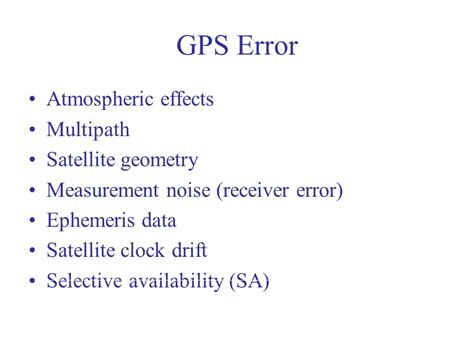 Global Positioning System Ppt Download
