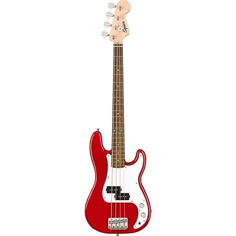 Squier Mini Precision Bass Guitar Dakota Red Guitar Center