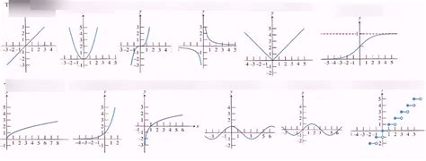 Basic Functions Graphs