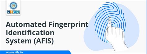 Automated Fingerprint Identification System Afis