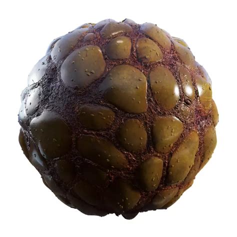 Brown Green Biomass Pbr Texture
