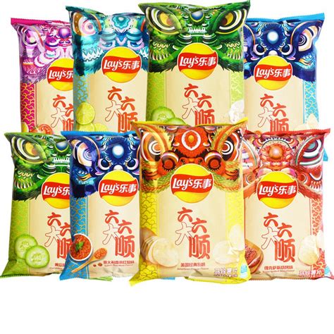💥乐事薯片 六六大顺 70g 马铃薯片 Lay Lays Chips 烧烤味 青柠味 原味 黄瓜味 红绘味 番茄味 Lays Potato