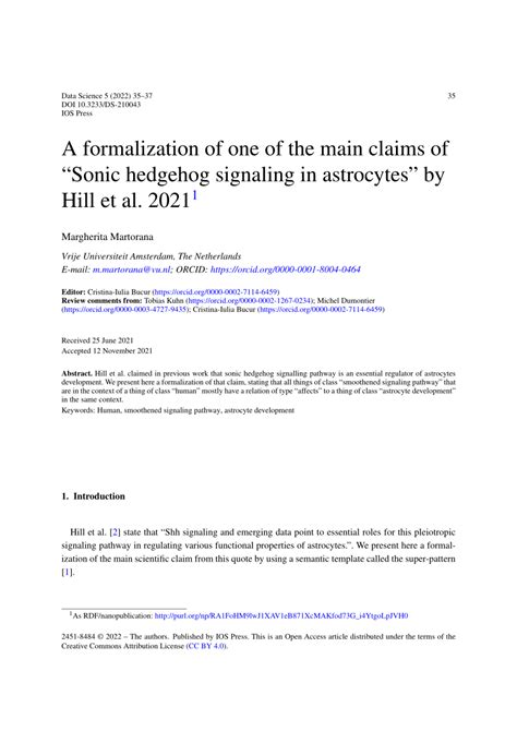 Pdf A Formalization Of One Of The Main Claims Of Sonic Hedgehog
