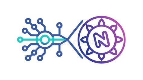 Network Node Digital Connectivity Central Hub Vector Design