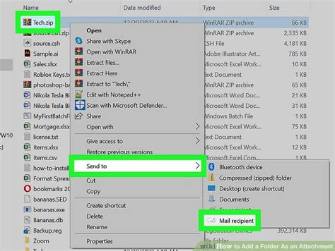 3 Ways To Add A Folder As An Attachment Wikihow