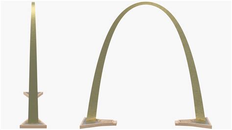 Golden Arch Monument 3d Model 99 3ds Blend C4d Fbx Max Ma Lxo