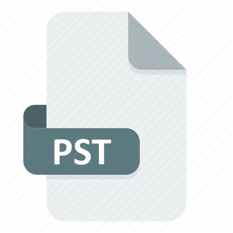 Extension Format Pst File Document Icon Download On Iconfinder