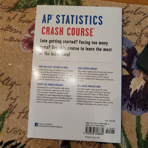 Ap® Statistics By Michael Dalessio Paperback Pangobooks