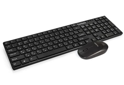 Клавиатура и мышь беспроводные Exegate Professional Standard Combo Mk330 купить по выгодной цене