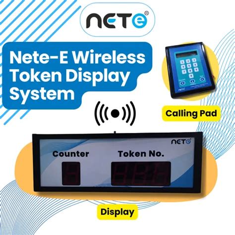 Neteq Token Display System Body Material Mild Steel At Best Price In