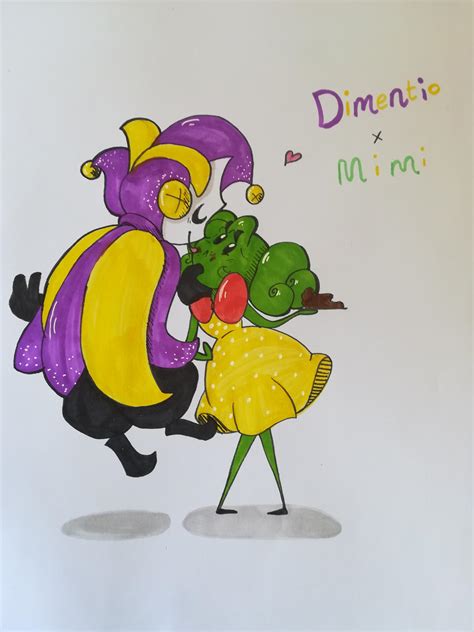Dimentio X Mimi By Cuteloveloverakacll On Deviantart