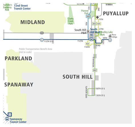 System Map Pierce Transit