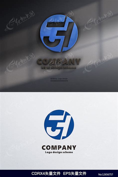 Jh字母logo设计jh字母标志商标图片下载红动中国