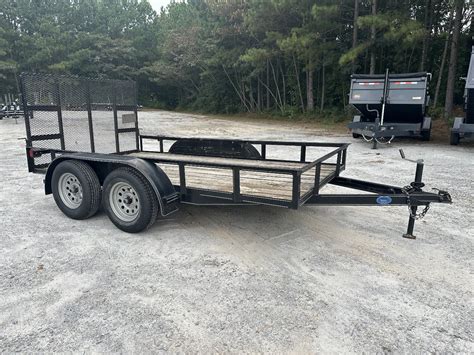 Used Used 2022 76x12 Tandem Axle Utility Trailer 150 Down On Rto