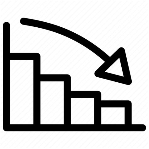 Decrease Down Fail Fall Optimize Graph Icon Download On Iconfinder