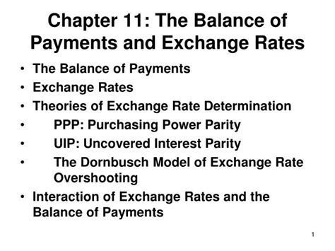 PPT Chapter 11 The Balance Of Payments And Exchange Rates PowerPoint