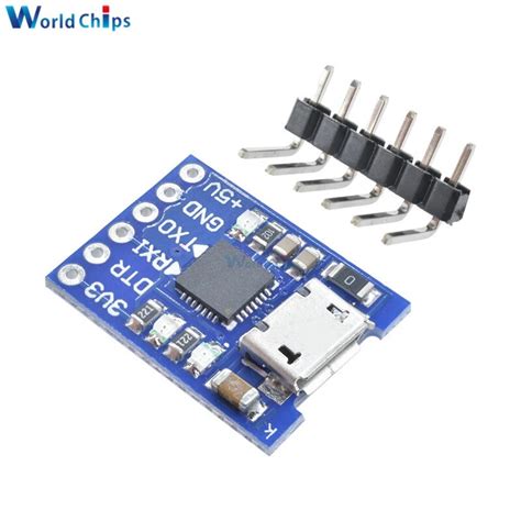 Cp2102 Micro Usb To Uart Ttl Module 6 Pin Serial Converter Stc For