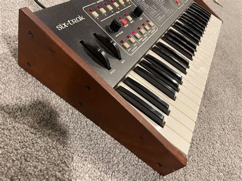Sequential Six Trak 49 Key 6 Voice Polyphonic Synthesizer 1984 Ebay