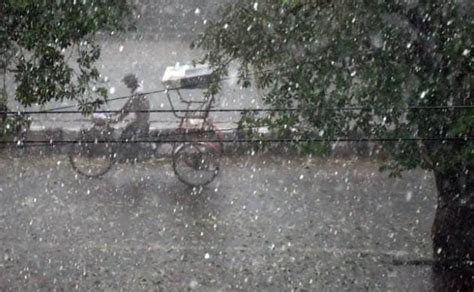 Hailstorm In Assam