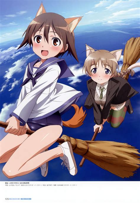 Yamakawa Kouji Strike Witches Lynette Bishop Miyafuji Yoshika Animal