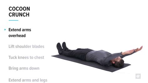 Cocoon Crunch Exercise Videos And Guides