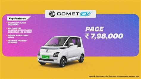 MG Comet EV Variant Wise Prices Out Introductory Price For First 5 000