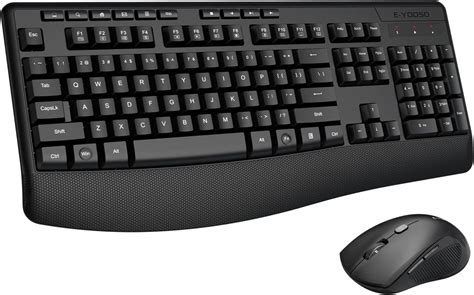 Meetion Wireless Keyboard And Mouse Combo 2 4g Full Sized Ergonomic Keyboard With