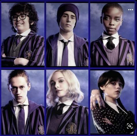 Eugeneajaxbiancaxavierenidwednesday Mercoledì Addams Mercoledì