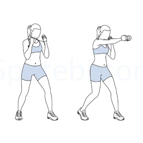 Right Dumbbell Punches By Kimberly C Exercise How To Skimble