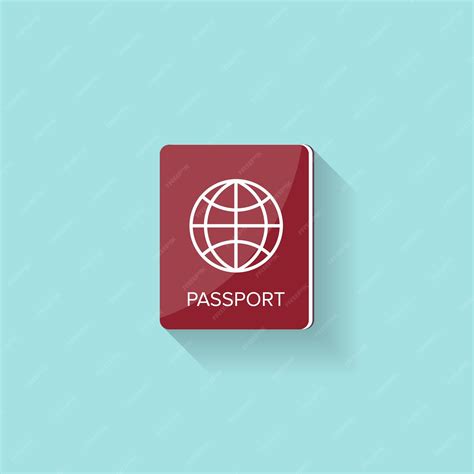 Premium Vector Passport In A Flat Style Travel Emigration Citizenship