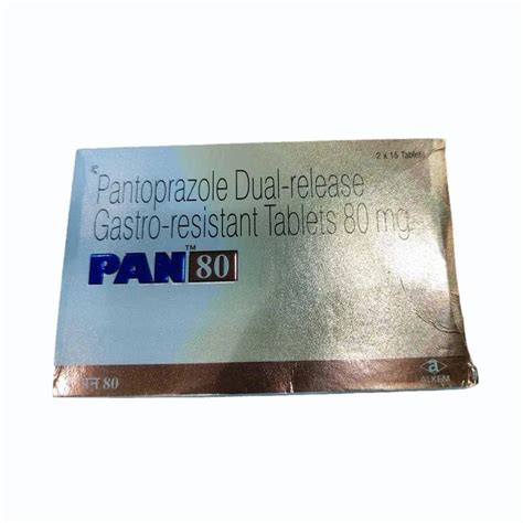 Pan 80 Tablet At ₹ 650 Box Pantoprazole Tablets In Kolkata Id 2853107202188