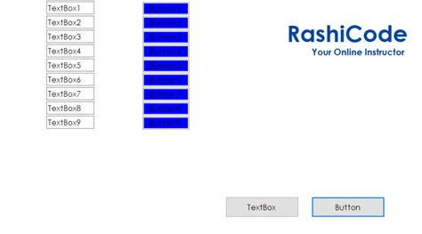 How To Create Dynamic Control In Runtime C Winform App Rashi Code