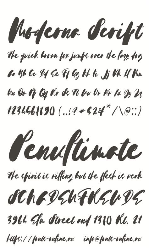 Moderna Script Font