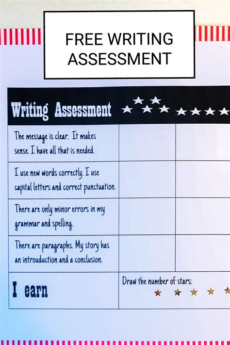Free Writing Assessment Artofit