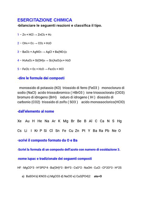 Esercitazione Sui Bilanci E Le Formule Docsity
