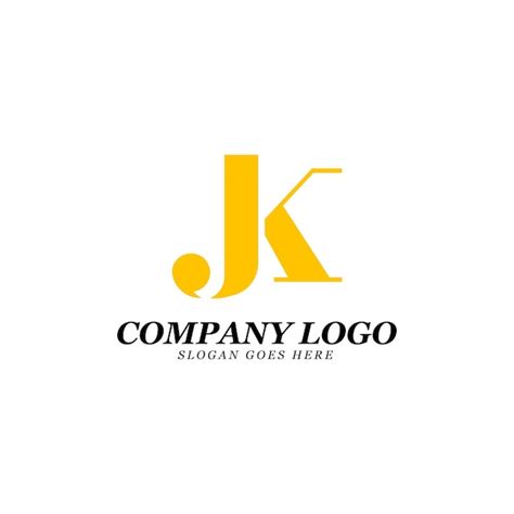 Premium Vector Initial Monogram J K Logo Design Concept