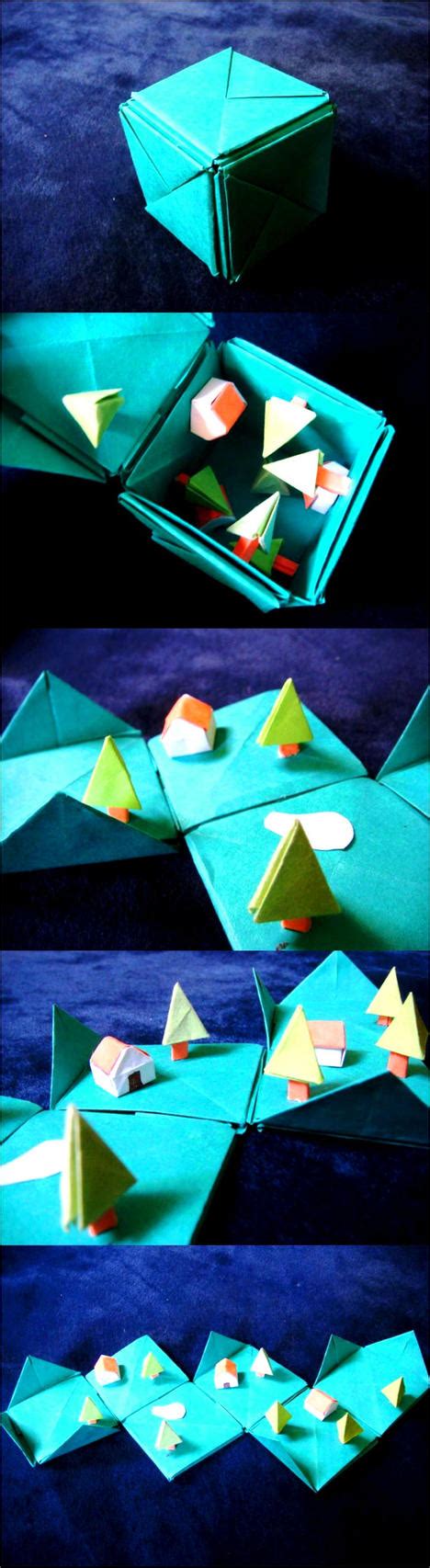 Origami Panorama Box By Kunihiko Kasahara By Silent Anton123 On Deviantart