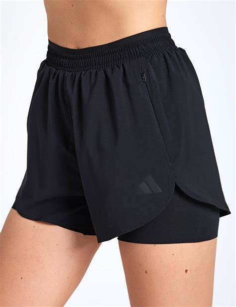 Adidas D4t Workout Go To 2in1 Shorts Black The Sports Edit