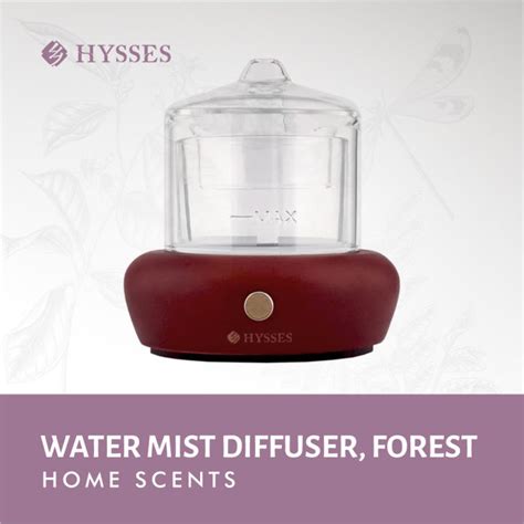 Hysses Ultrasonic Water Mist Diffuser Forest Mahogany Lazada