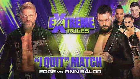 Extreme Rules Edge Vs Balor Geeks Gamers