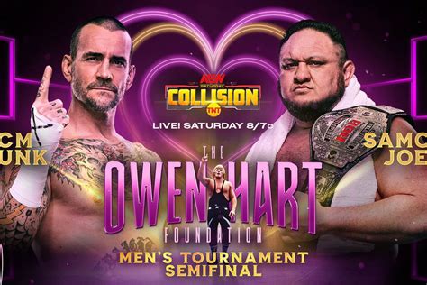AEW Collision Results Live Blog July Owen Hart Matches Cageside Seats