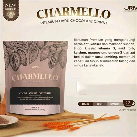 Charmello Dark Chocolate By Jrm Tiktok Shop Singapore