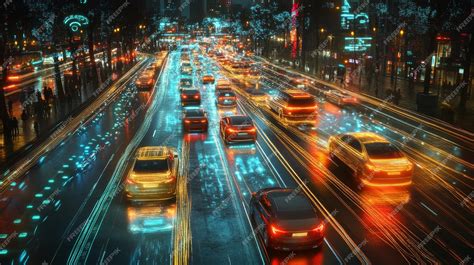 Aipowered Realtime Traffic Management Systems Reducing Congestion Futuristic Traffic Systems