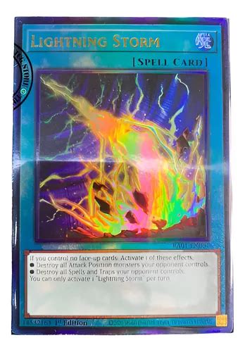 Yu Gi Oh Lightning Storm Ultimate Ra01 Envío Gratis