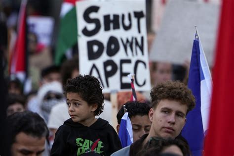 Apec San Francisco Protesters Span Gamut Of Political Issues Reuters