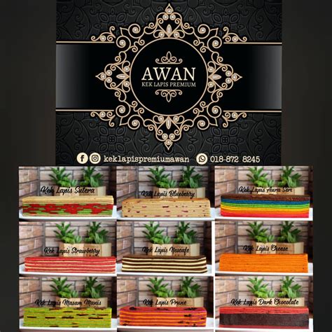 Kek Lapis Premium By Awan 🔥hot And New🔥order Now Shopee Malaysia