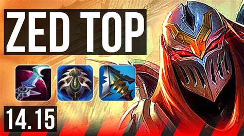 ZED Vs ORNN TOP 6 Solo Kills 11 2 2 600 Games Dominating EUW