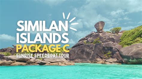 Sunrise Similan Islands Tour Private Speedboat Charter With Guide
