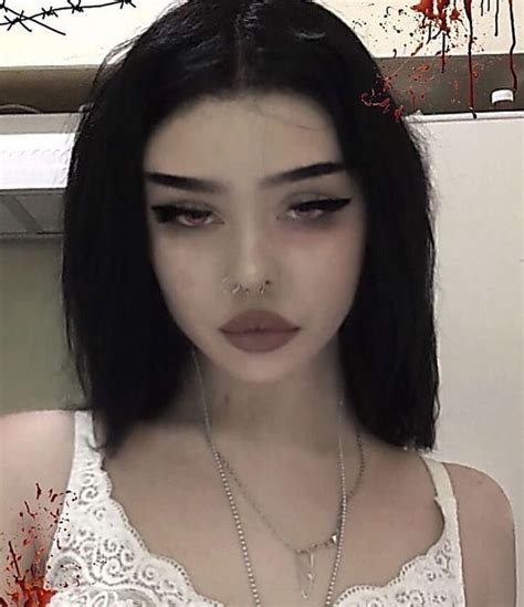 Aesthetic Beautfiul Grunge Egirl Makeup Goth Grunge Makeup Edgy Makeup Aesthetic Makeup